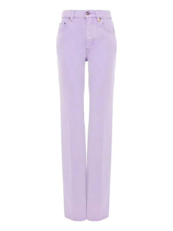 Chloé Straight-leg Jeans - Lavender Mist