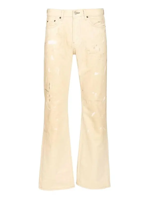 Acne Studios Mid-waist Flare Jeans - White