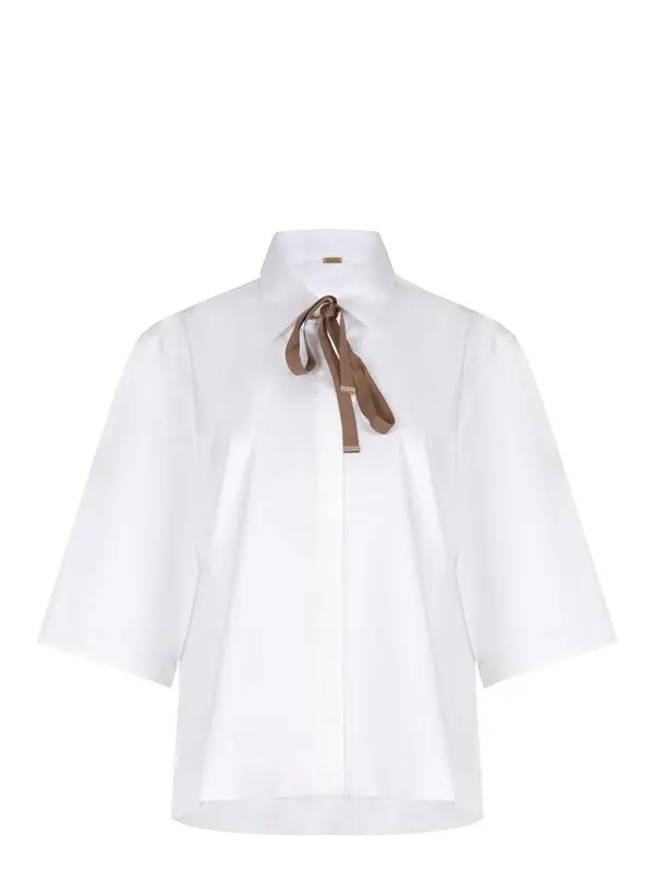 Herno Drawstring Detail Shirt - White