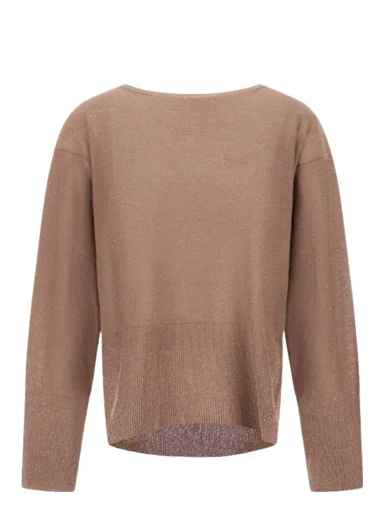 Herno Sequined Knitted Jumper - Dove-grey