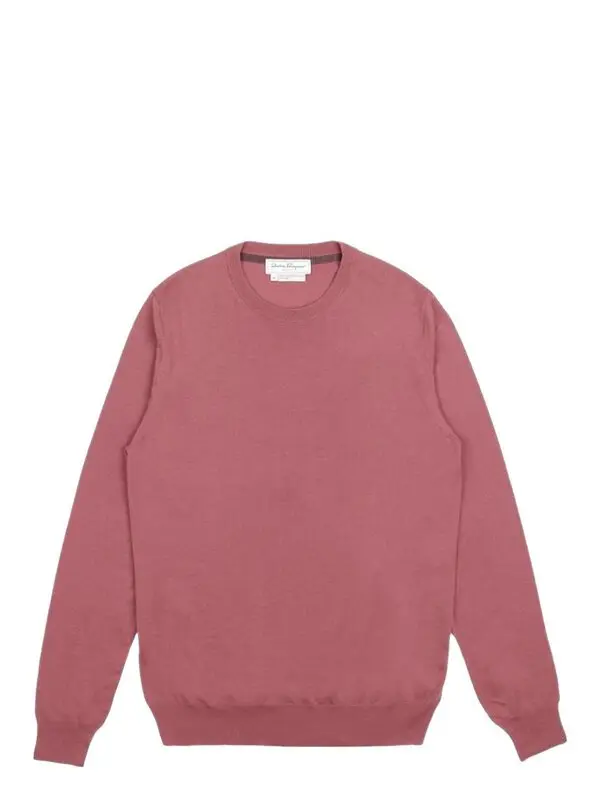 FERRAGAMO Round Neck Sweater - Pink
