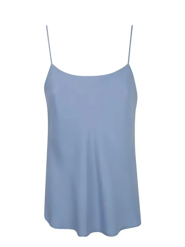 Herno Spaghetti Strap V-neck Tank Top - Blue
