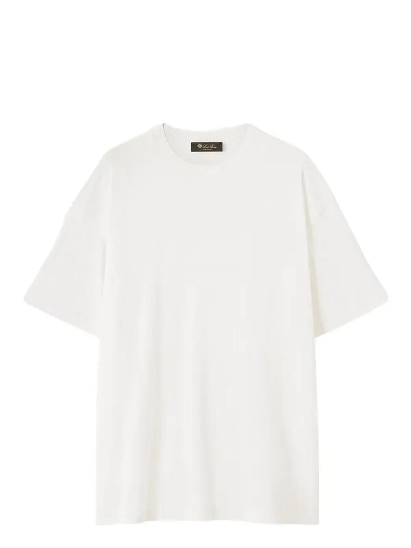 Loro Piana Angera Oversized Crewneck T-shirt - White