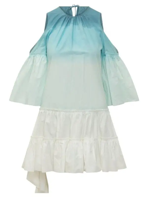 J.W.ANDERSON J.w. Anderson Dip Dye Ruffle Dress - No
