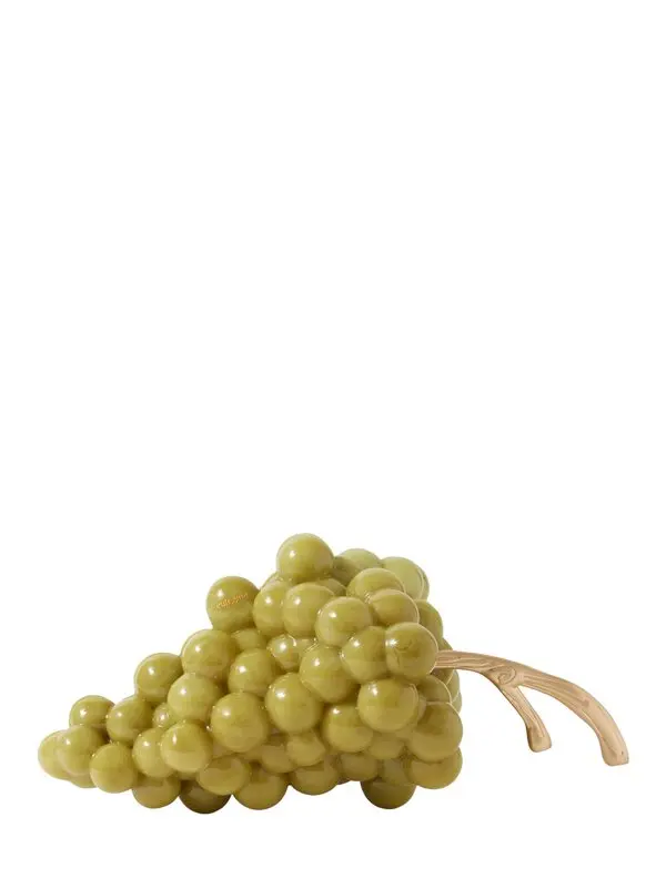 Cult Gaia Grape Resin And Gold-tone Clutch - Green