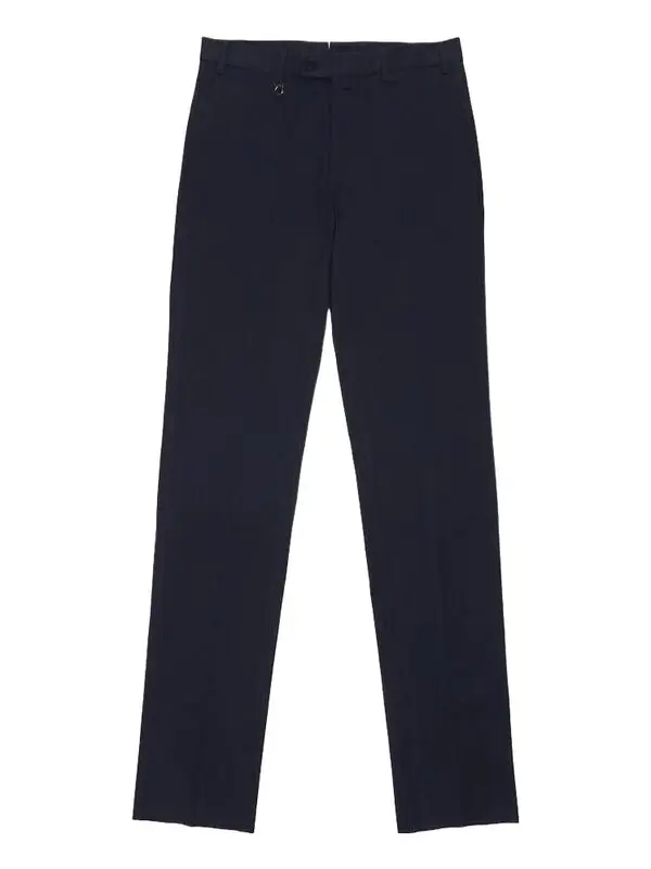 FERRAGAMO Straight Leg Trousers - Black