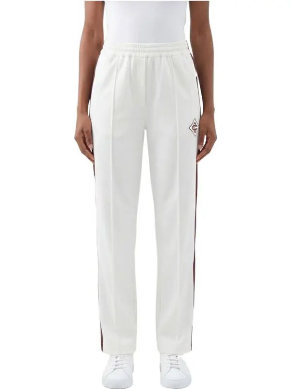 Casablanca Elastic Waist Sports Pants - White