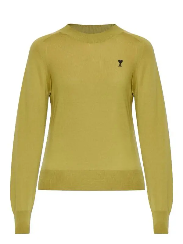 Ami Long-sleeved Knitwear - Green
