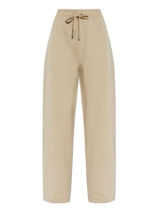 Ami Drawstring Wide Leg Sweatpants - Nude
