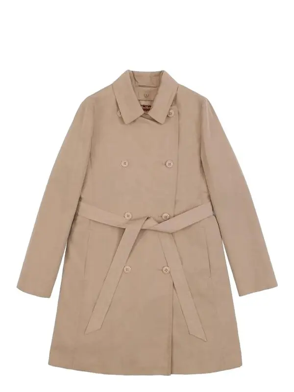 Max Mara Double-breasted Belted Trench Coat - Nude