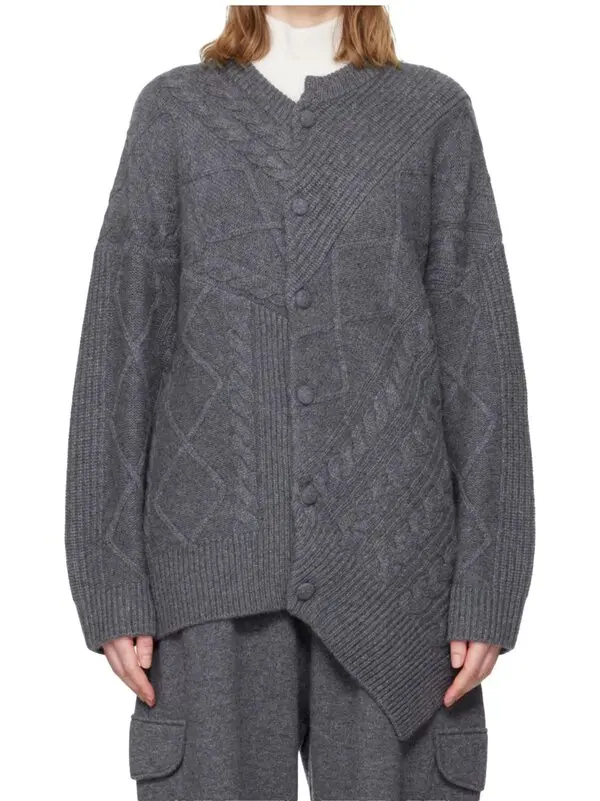LISA YANG Audrina Cardigan - Gray