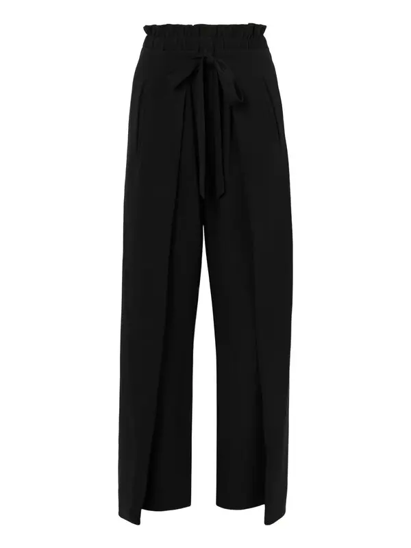 Cult Gaia Naomi Crepe Wide-leg Pants - Black