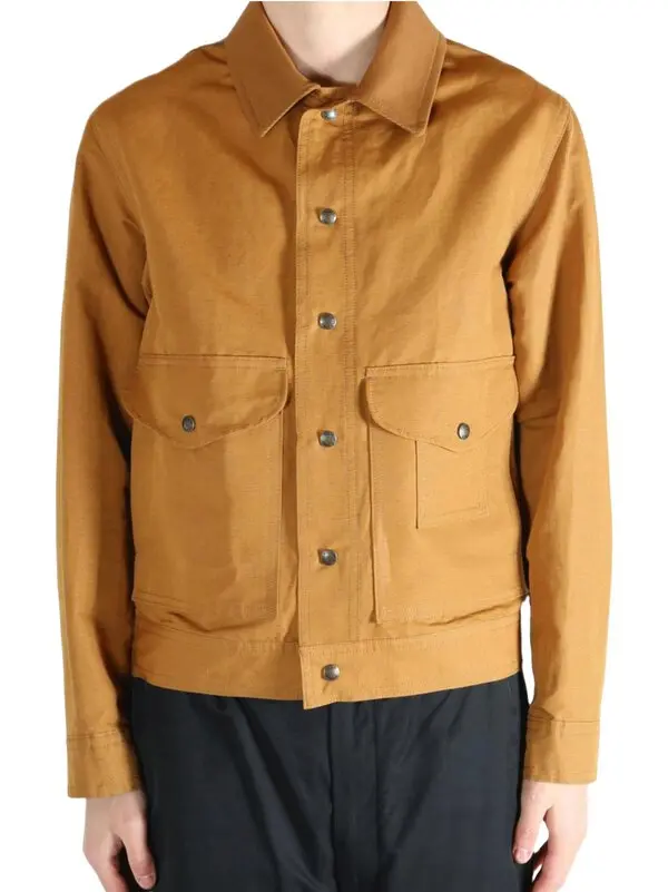 Junya Watanabe X Filson Check-pattern Flap-pocket Jacket - Camel X Beige