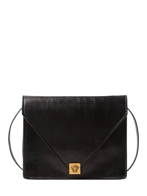 Versace Medusa Envelope Shoulder Bag - Black
