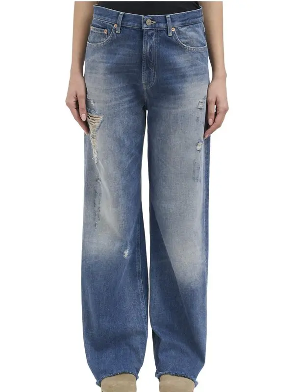 DONDUP Belt Loops Jeans - Blue