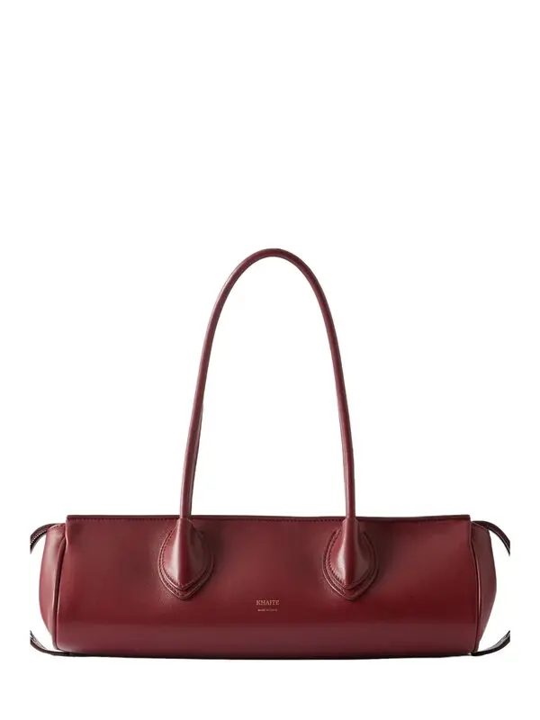 Khaite Leather Shoulder Bag - Red