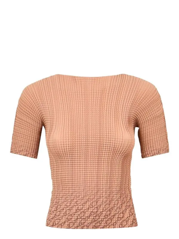 Herno Textured Fitted Top - Pink