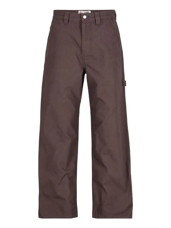 StÜssy Cotton Twill Utility Pants - Brown