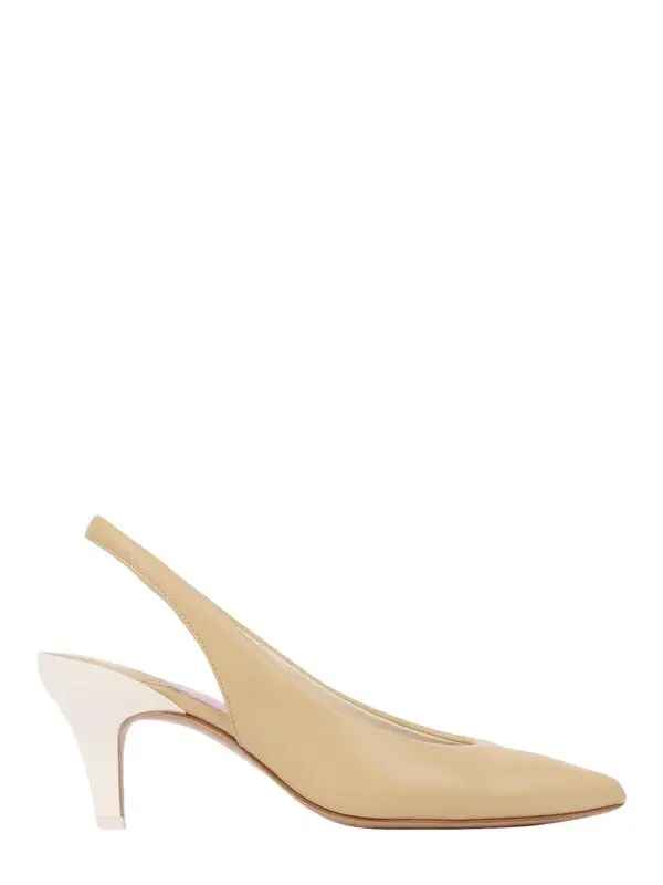 Chloé Suzie Slingback Pumps - Taupe