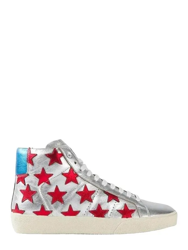 Saint Laurent Star Leisure Sports High Top Sneakers - Multicolor