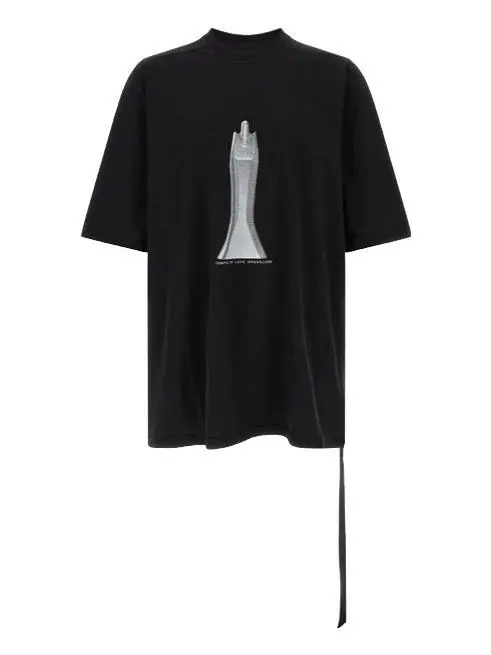 Rick Owens Jumbo Crewneck T-shirt - Black