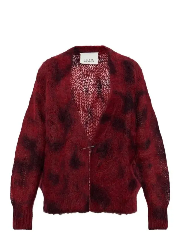Isabel Marant Étoile Mylène Cardigan - Deep Red