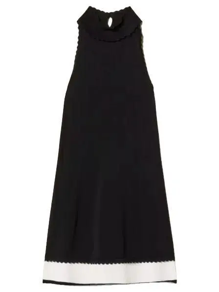 TWINSET Two-tone Knit Dress - Black