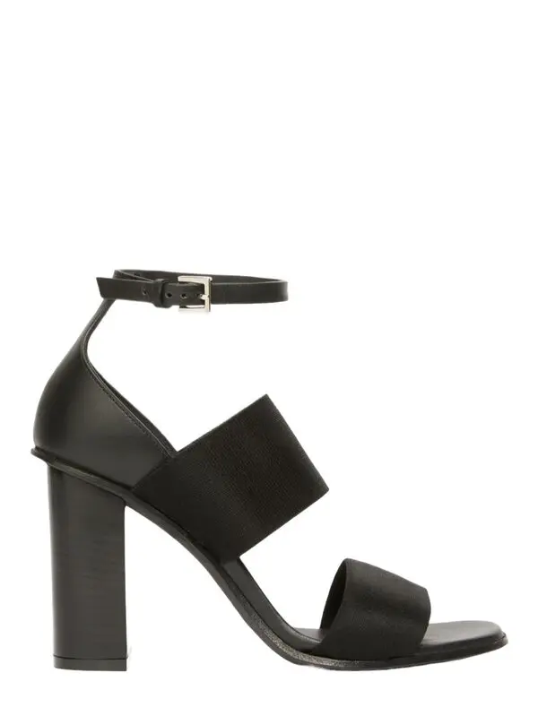 Max Mara Masode Buckle-fastening Block-heel Sandals - Black