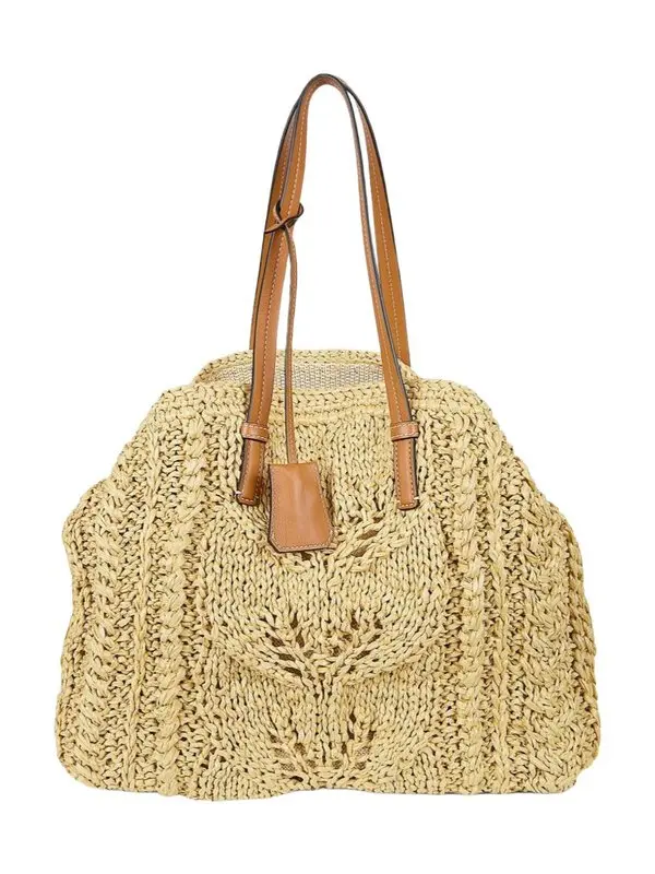 Ermanno Scervino Woven Tote Bag - Nude