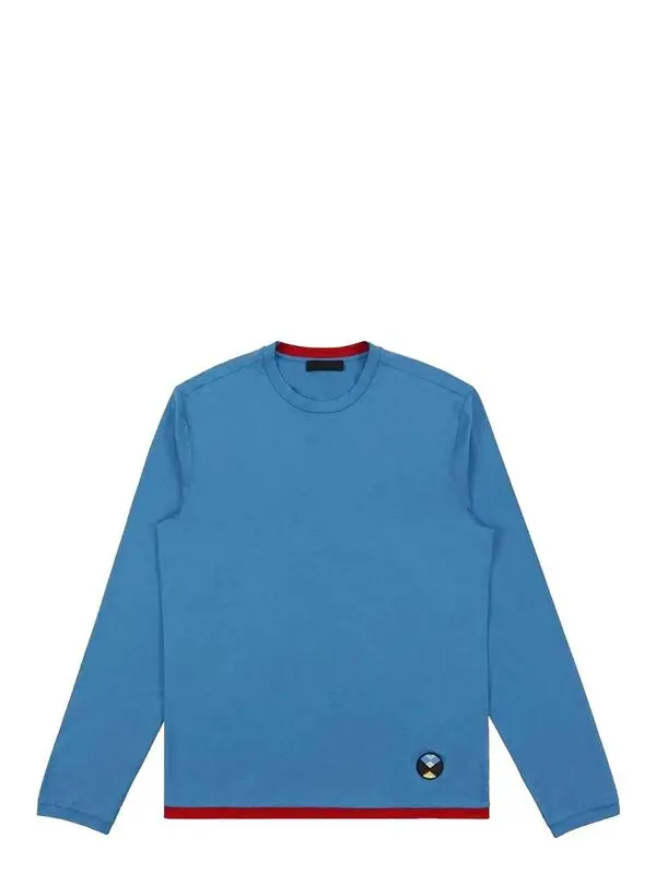 Prada Logo Details T-shirt - Blue