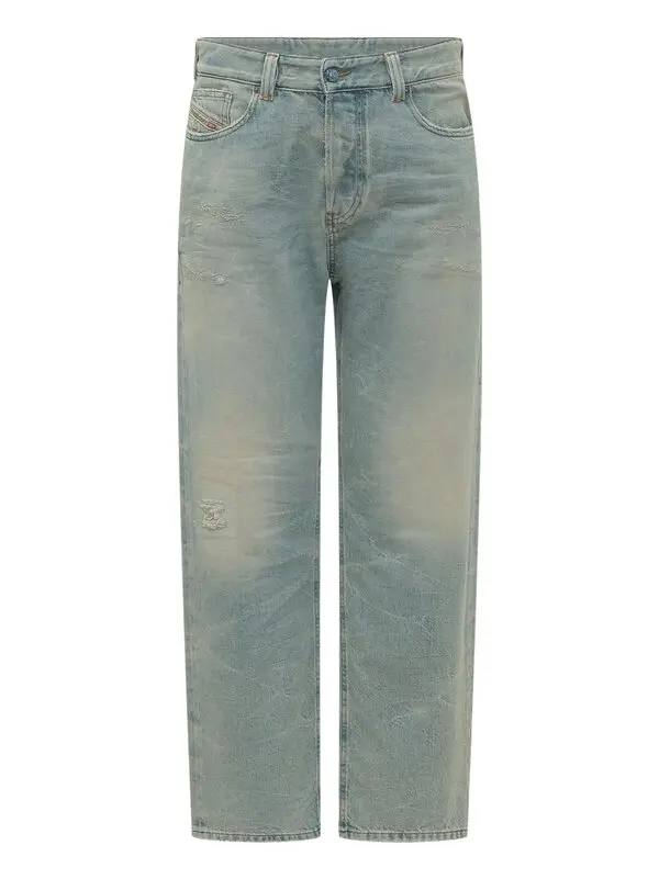DIESEL® D-ark Straight-leg Jeans - Gray