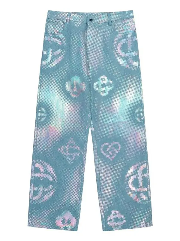 Casablanca Belt Loops Jeans - Monog