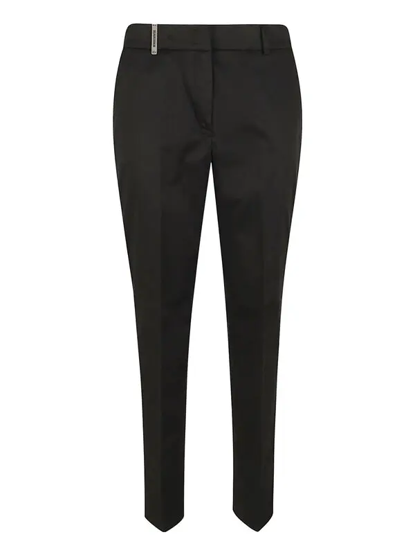 Peserico Embellished Tailored Trousers - Black