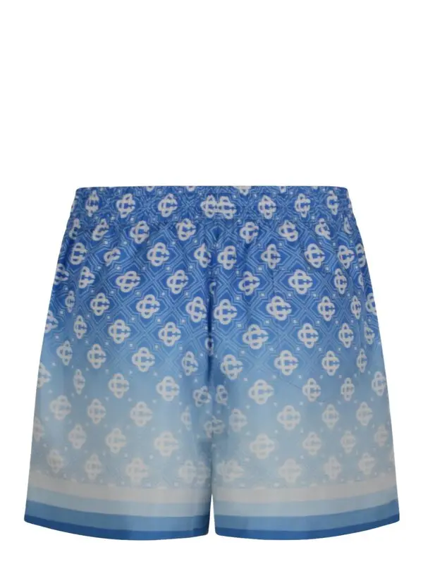 Casablanca Gradient Printed Shorts - Blue