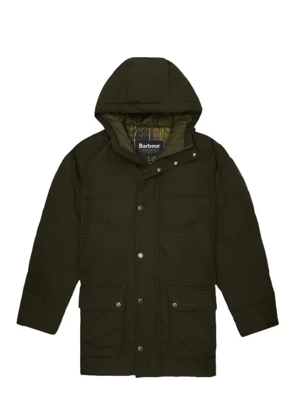 Barbour Long-sleeved Cotton-padded Jacket - Sage