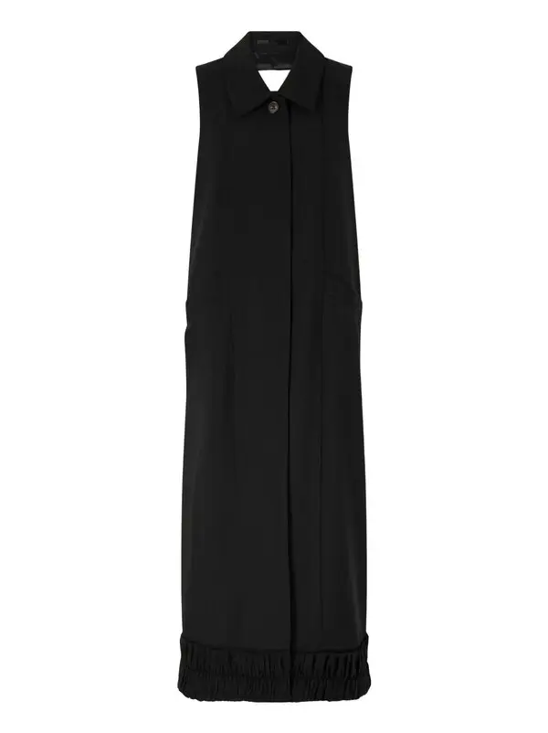 Dries Van Noten Wool And Mohair-blend Long Coat - Black