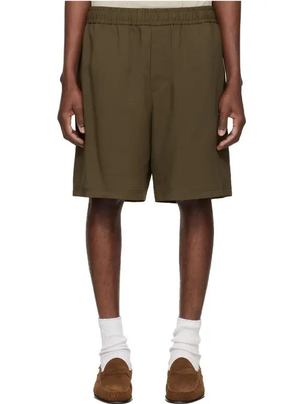 WOOYOUNGMI Twill Shorts - Brown