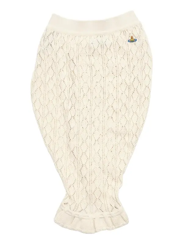 VIVIENNE WESTWOOD Ella Knit Skirt - Off White