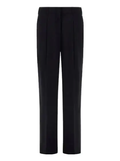 Herno Pleated Tailored Trousers - Black