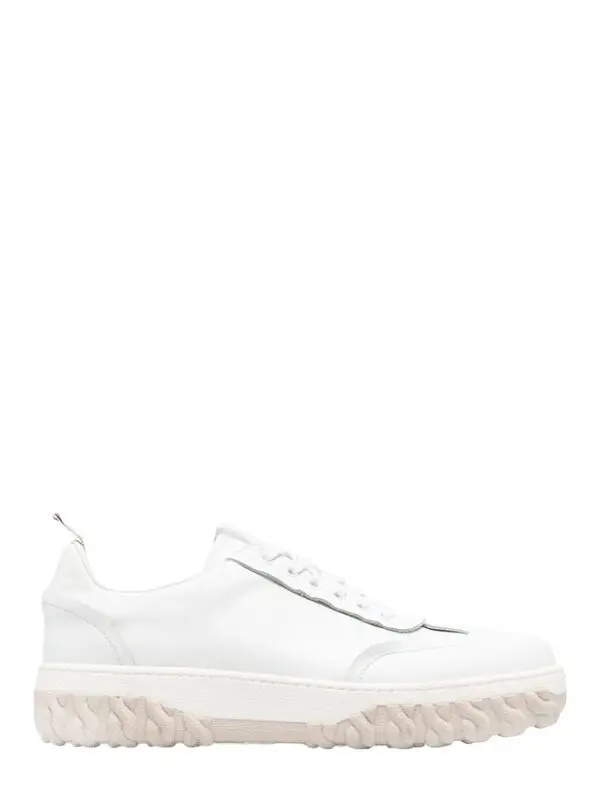 Thom Browne Lace-up Sneakers - White