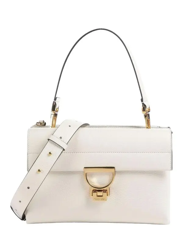 COCCINELLE Logo Shoulder Bag - White
