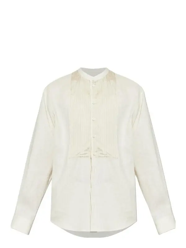 Dsquared2 Pintuck Linen Shirt - White