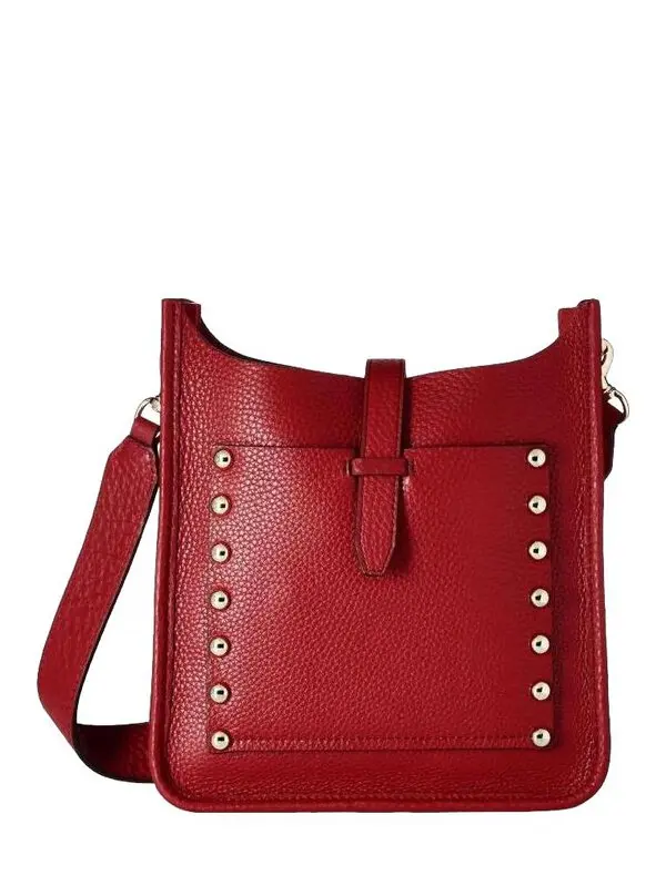 Rebecca Minkoff Studded Shoulder Bag - Red