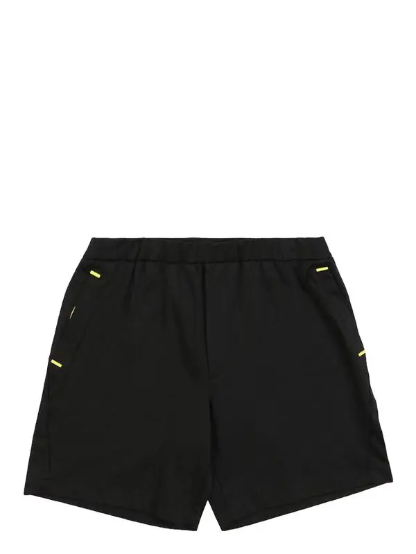 Prada Logo Detail Shorts - Black
