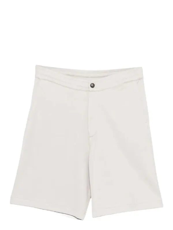 Herno Buttoned Elasticated Waistband Shorts - White