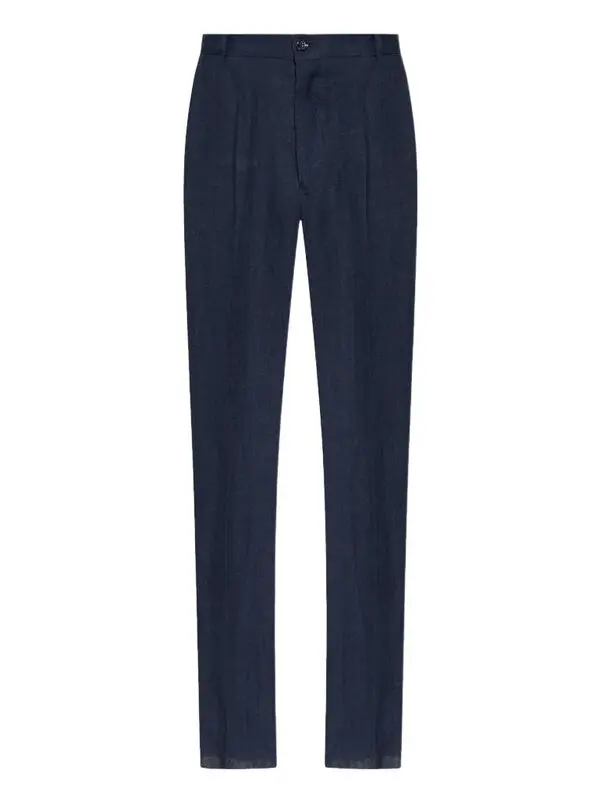 Dolce & Gabbana Tailored Straight Leg Trousers - Black