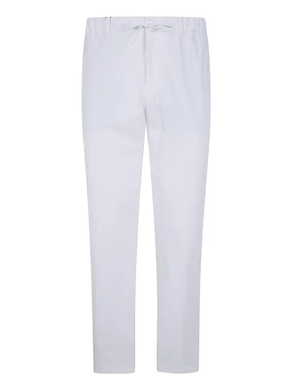 Herno Drawstring Waist Trousers - White