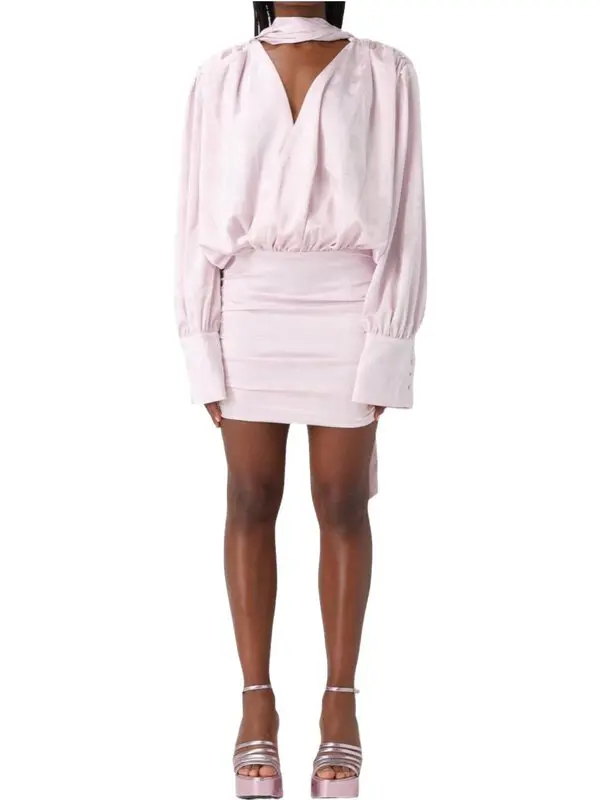 ROTATE BY BIRGER CHRISTENSEN Long-sleeved Mini Dress - Multicolor