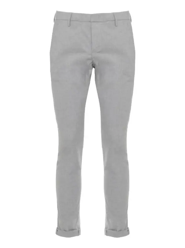 DONDUP Slim Fit Trousers - Gray