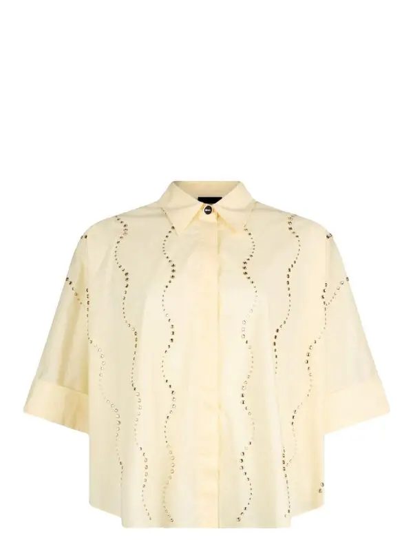 Liu Jo Embellished Shirt - Yellow